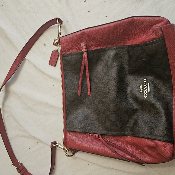 Coach | Bags | Coach Red And Black Womens Bag | Poshmark